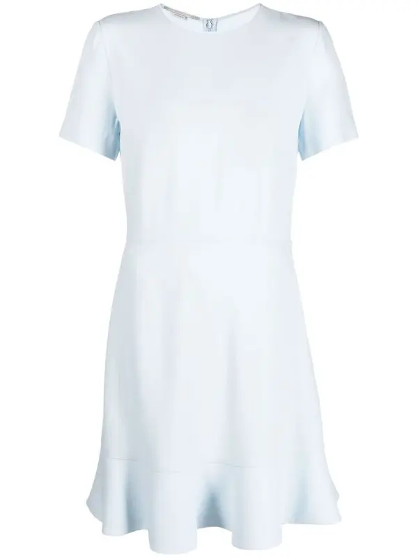 Stella McCartney Iconics Stretch-cady Minidress - Blue