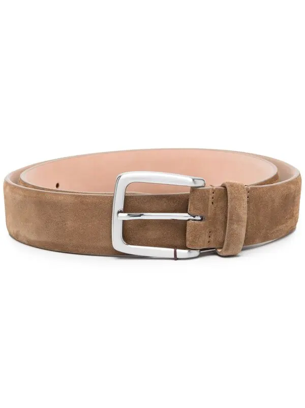 MOORER Textured Buckled Belt