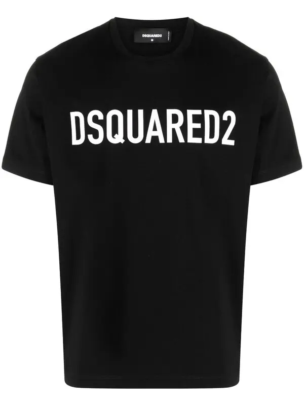 Dsquared2 Logo-print Cotton T-shirt - Black