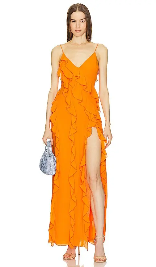 Nbd Nehna Gown - Bright Orange