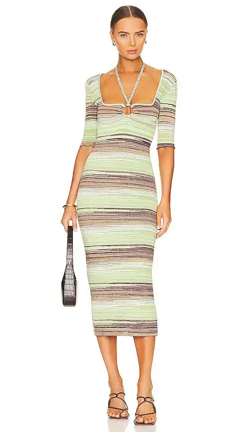 green emerald velvet dress Madison Dress