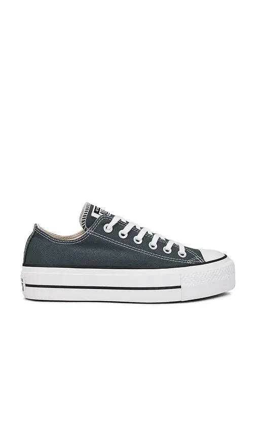 CONVERSE Chuck Taylor All Star Lift Sneaker - True Nature  Natural Ivory  & Black