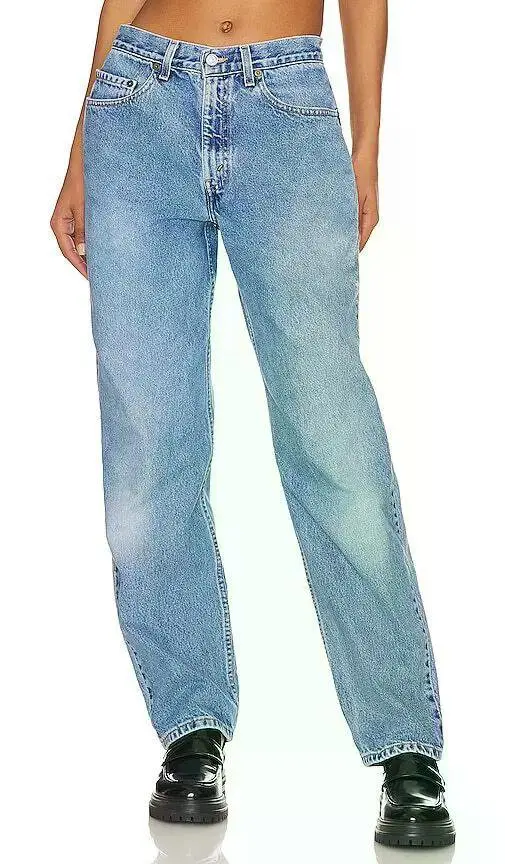 ALIGRACE Kelsey Baggy Customs In Blue - Medium Dark