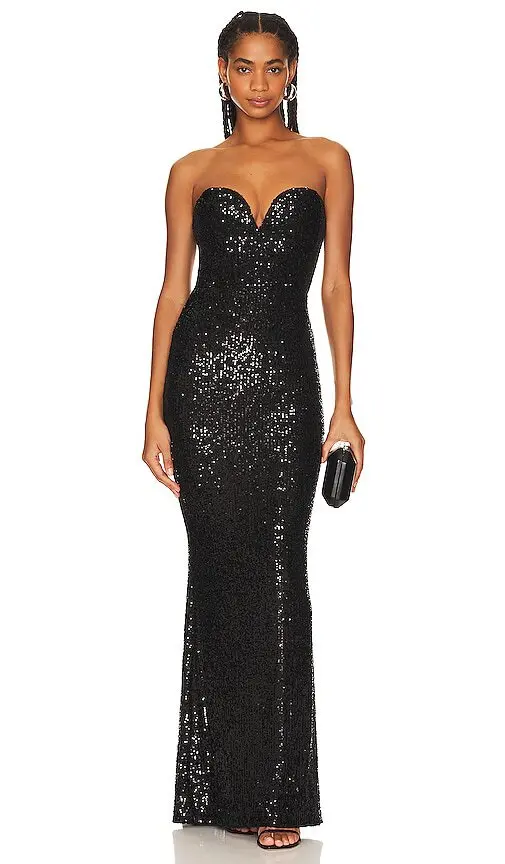 NOOKIE Lumiere Gown - Black