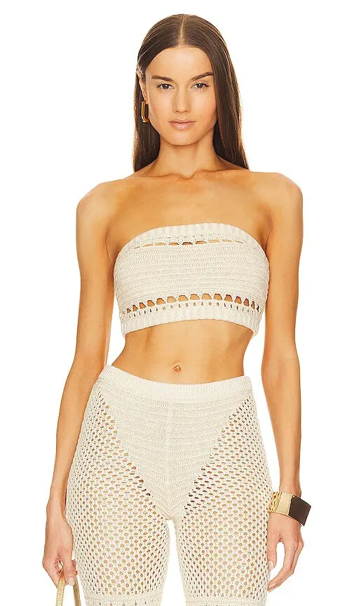 Retrofete Luiz Strapless Top