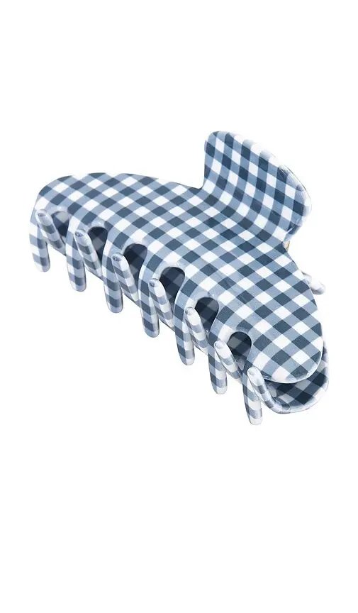 EMI JAY Big Effing Claw Clip - Navy Gingham