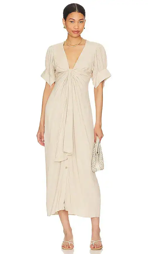 clarissa midi dress Clarissa Midi Dress - White Betty