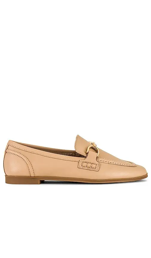 Steve Madden Carrine Loafer In Nude In Natural Leather 29% Off