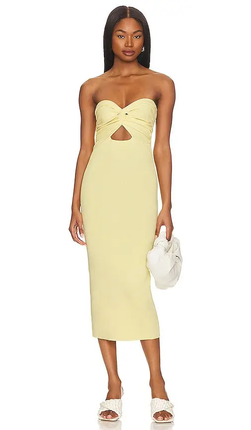 SNDYS Maia Knit Dress - Lemon Yellow