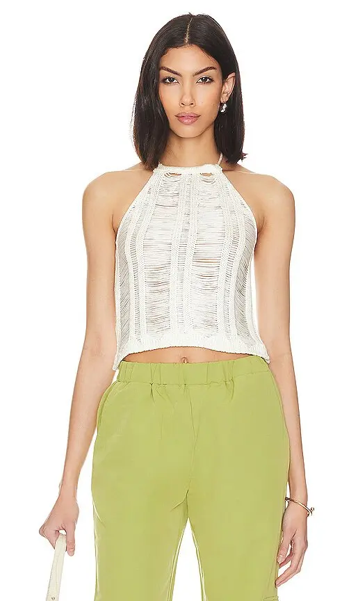 MORE TO COME Taryn Fringe Top
