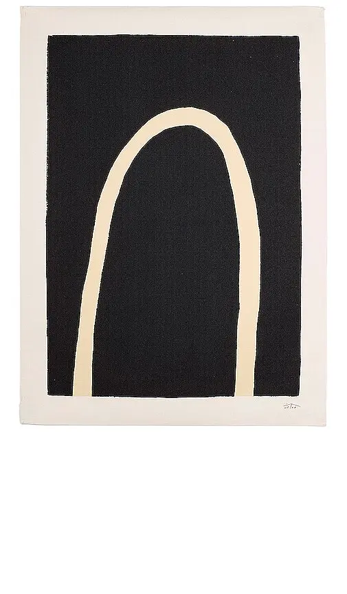 UPTON 36x48 Truss Canvas Print In Black