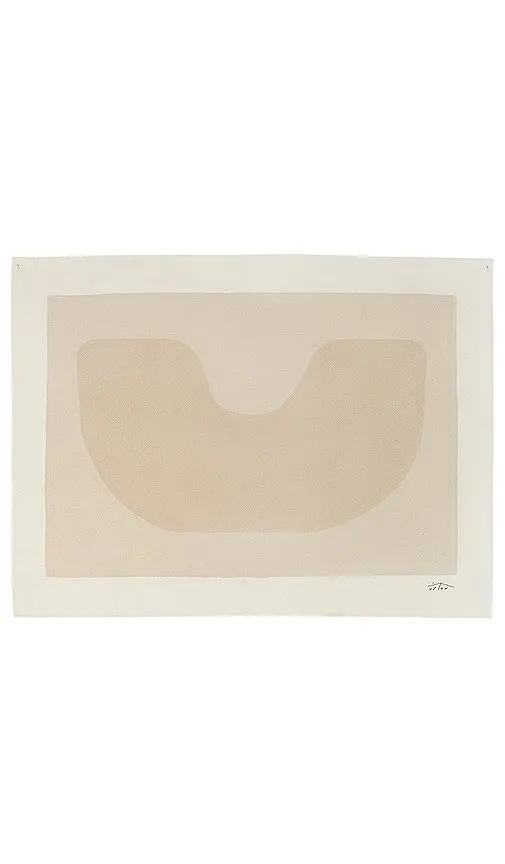 UPTON 36x27 Abra Canvas Print In Beige
