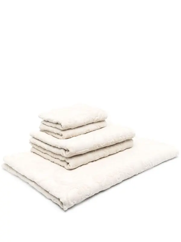 Dolce & Gabbana Terry Cotton Towels - Neutrals