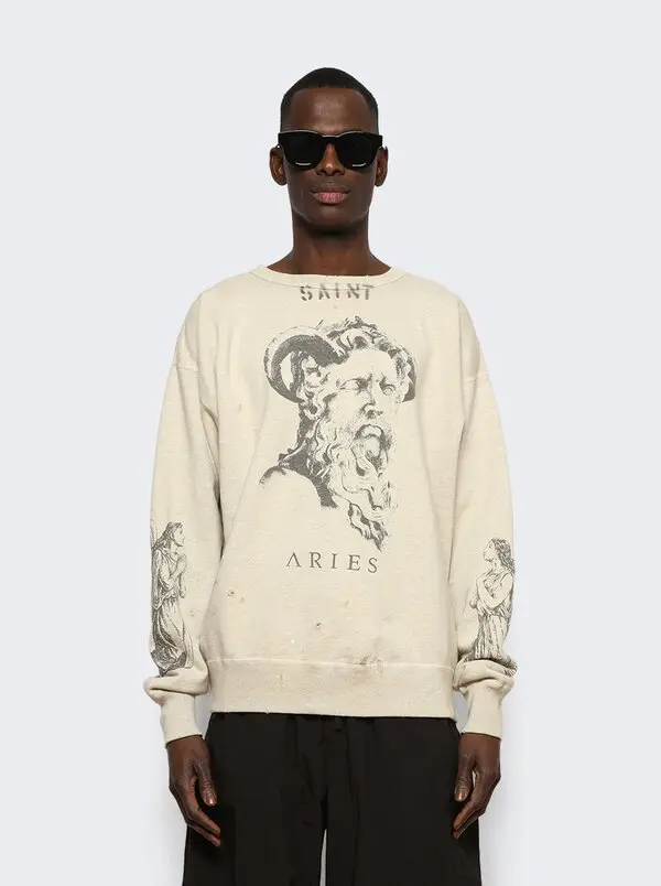 SAINT MXXXXXX Aries Crewneck Sweatshirt