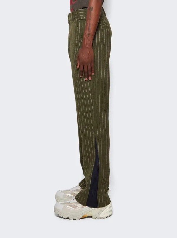 GALLERY DEPT. Pinstripe Carpenter Pant - Olive