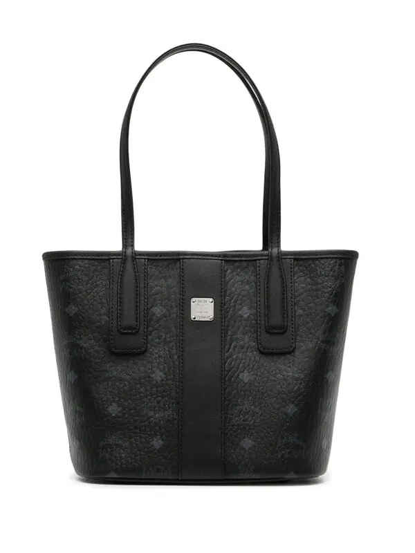 Mcm Mini Liz Reversible Tote - Black