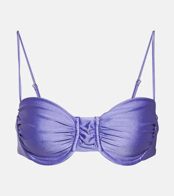 Jade Swim Mia Bikini Top - Purple