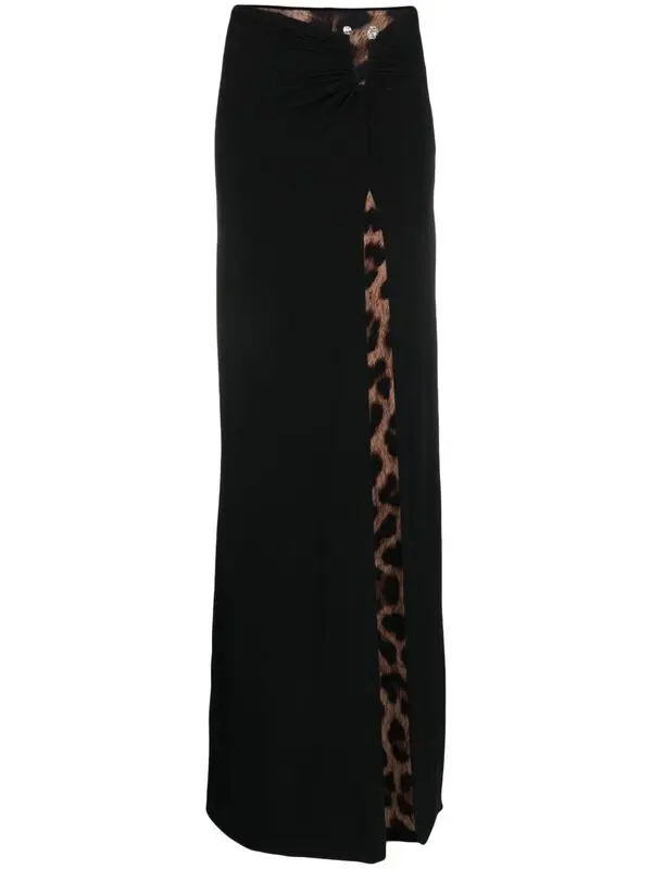 Philipp Plein Ruched Maxi Skirt