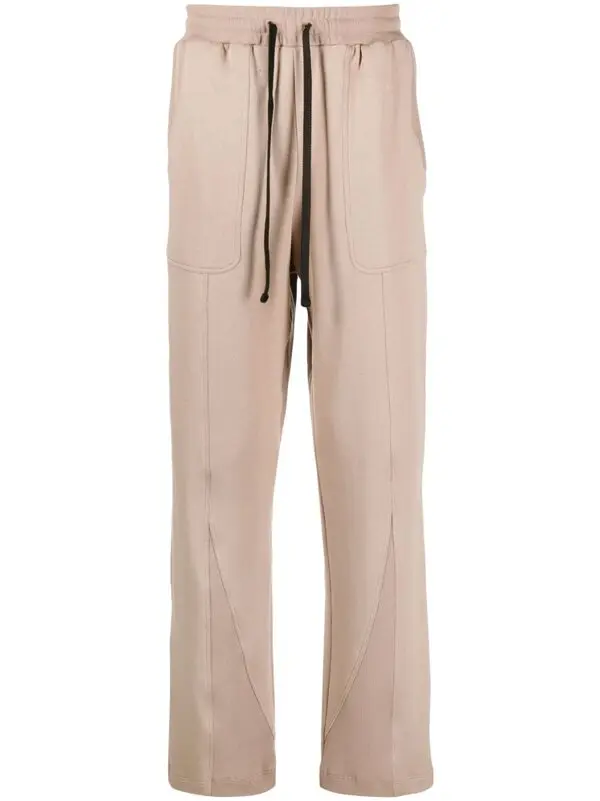 STYLAND X Notrainproof Drawstring Organic Cotton Track Pants - Brown