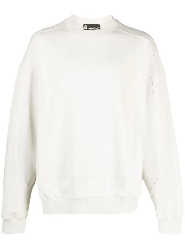 STYLAND X Notrainproof Panelled Cotton Sweatshirt - Grey