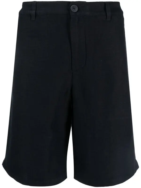 Armani Exchange Linen Bermuda Shorts