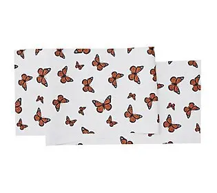 VALERIE PARR HILL Monarch Butterfly Table Runner Valerie