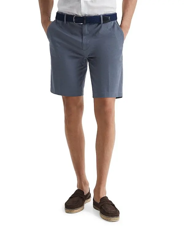 REISS Wicket Casual Chino Shorts - Airforce Blue