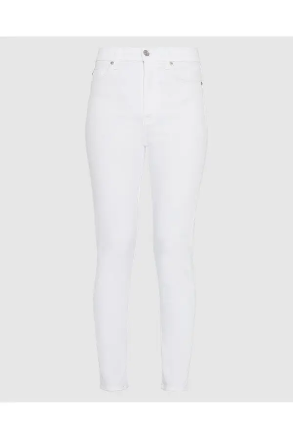 7 For All Mankind Slim Illusion High Waist Ankle Skinny