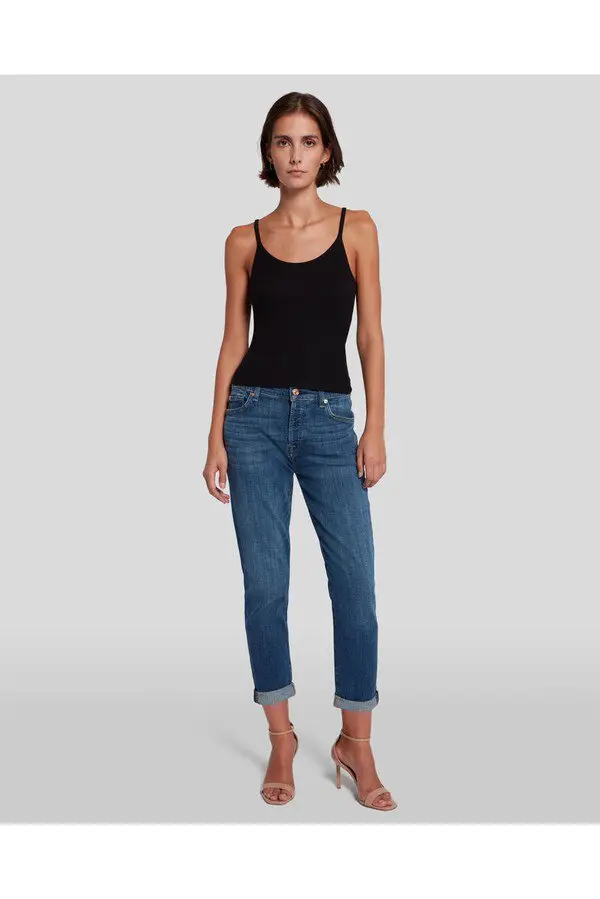 7 For All Mankind Josefina In Broken Twill Vanity