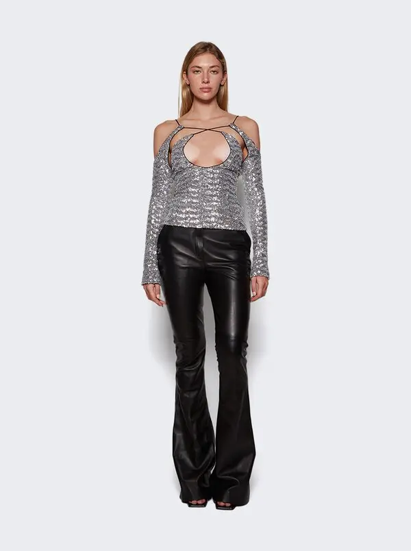 Attico Zane Metallic Top