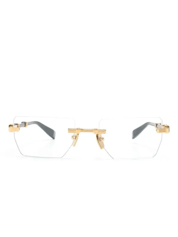 Balmain Pierre Rectangle-frame Glasses
