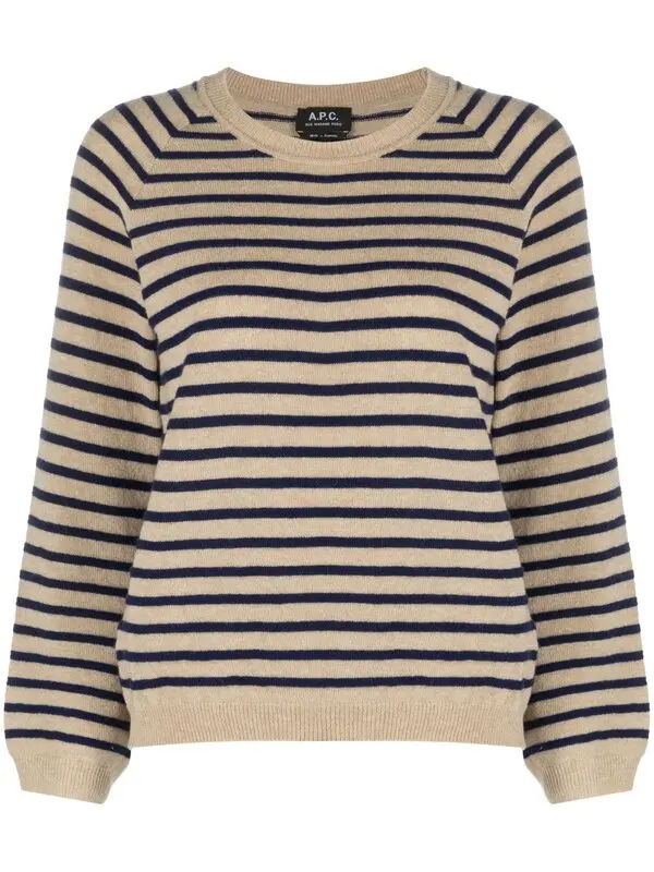 A.p.c. Lilas Striped Jumper
