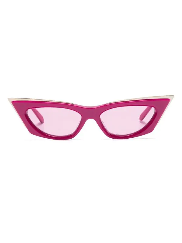 VALENTINO GARAVANI EYEWEAR V-goldcut I Cat-eye Sunglasses - Pink