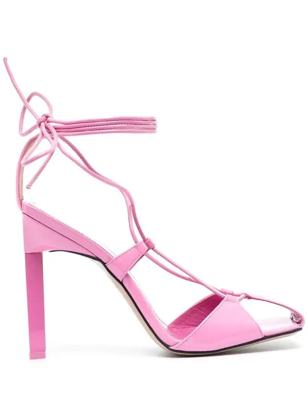 Attico Adele 105mm Sandals - Pink