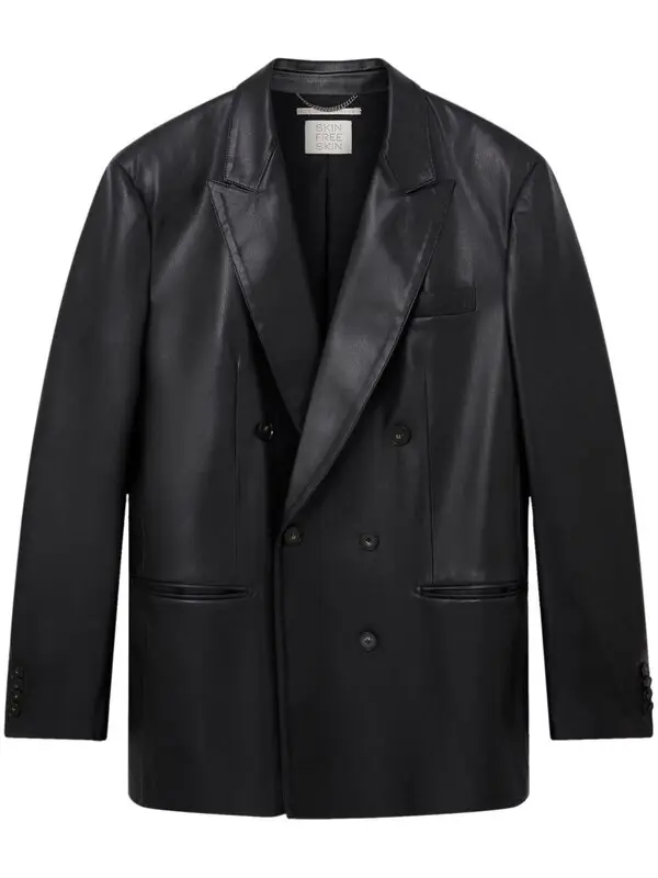 Stella McCartney Alter Mat Double-breasted Blazer - Black