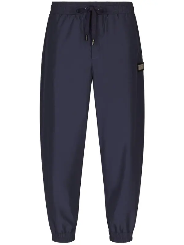 Dolce & Gabbana Logo-plaque Drawstring Track Pants