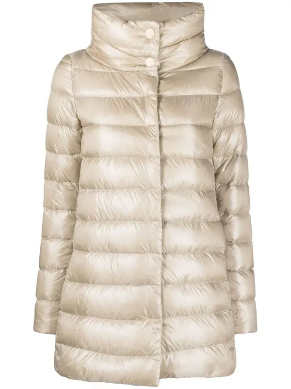 Herno Amelia Padded Down Coat - Neutrals
