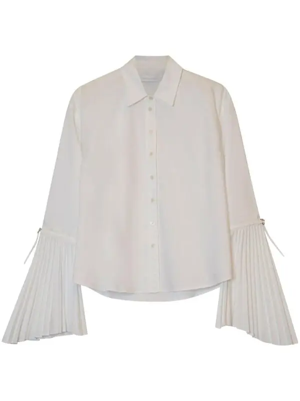 Simkhai Jordy Pleated Shirt