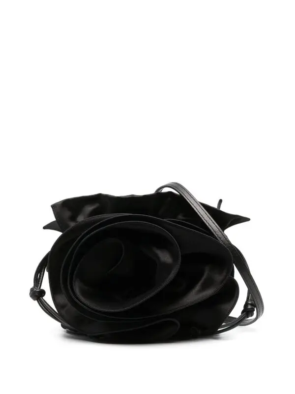 Magda Butrym Satin Flower Bucket Bag