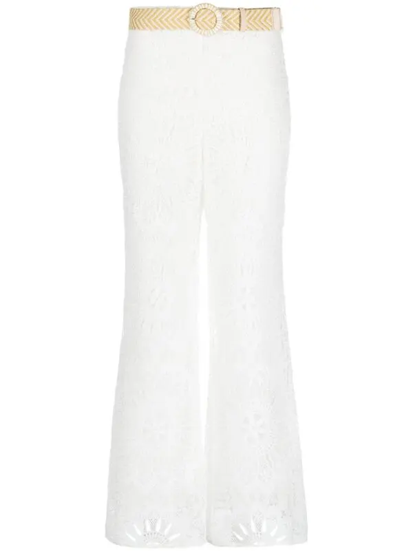 Zimmermann Chintz Dolly Lace Trousers