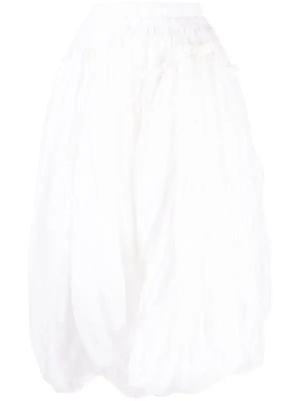 COMME DES GARÇONS TAO Draped Midi Skirt