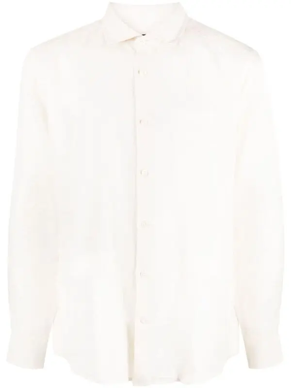 Frescobol Carioca Antonio Linen Shirt - Neutrals