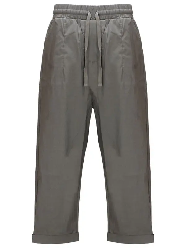 THOM KROM Tapered Cropped Trousers - Green