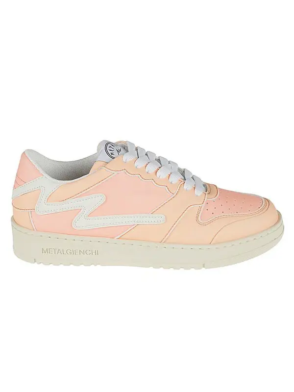 METALGIENCHI Icx Low Leather Sneakers - Pink