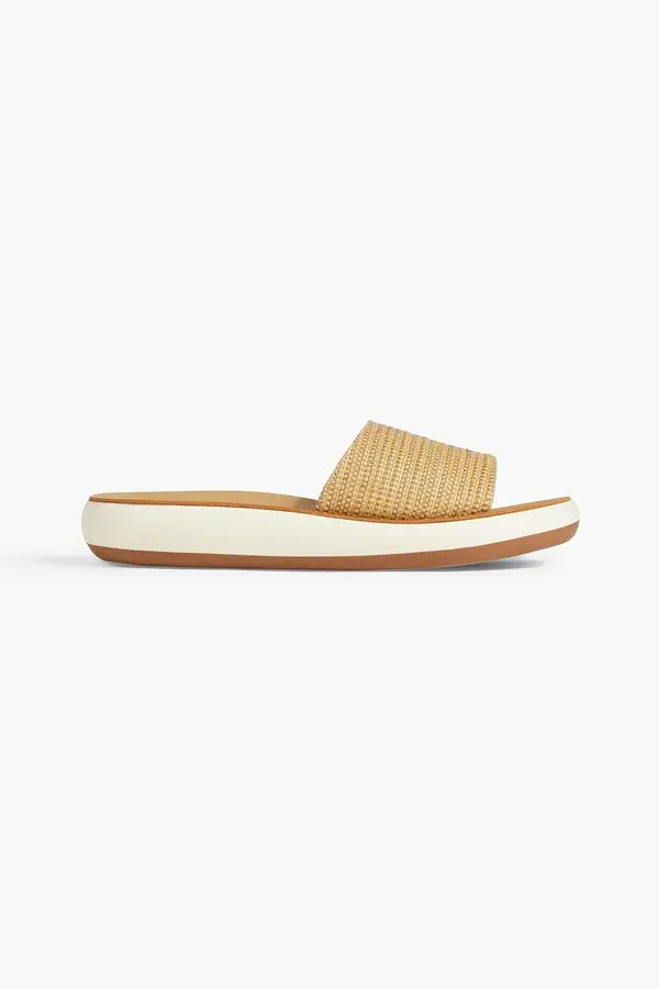 ANCIENT GREEK SANDALS Taygete Raffia Slides