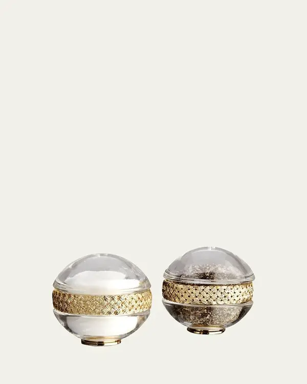 L'Objet Braid 24k Gold-plated Salt & Pepper Shakers, Set Of 2 - Multi