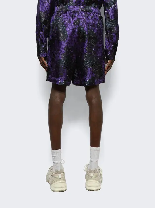 Givenchy Formal Silk Shorts - Purple