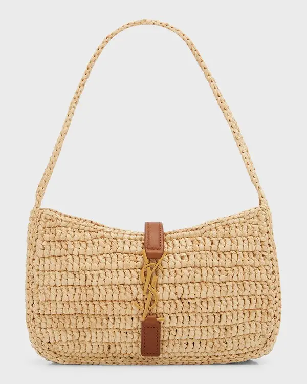 Saint Laurent Le 5 A 7 Mini Shoulder Bag - Naturel Brick