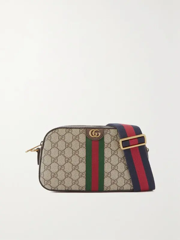 Gucci Ophidia Printed Shoulder Bag - Neutrals