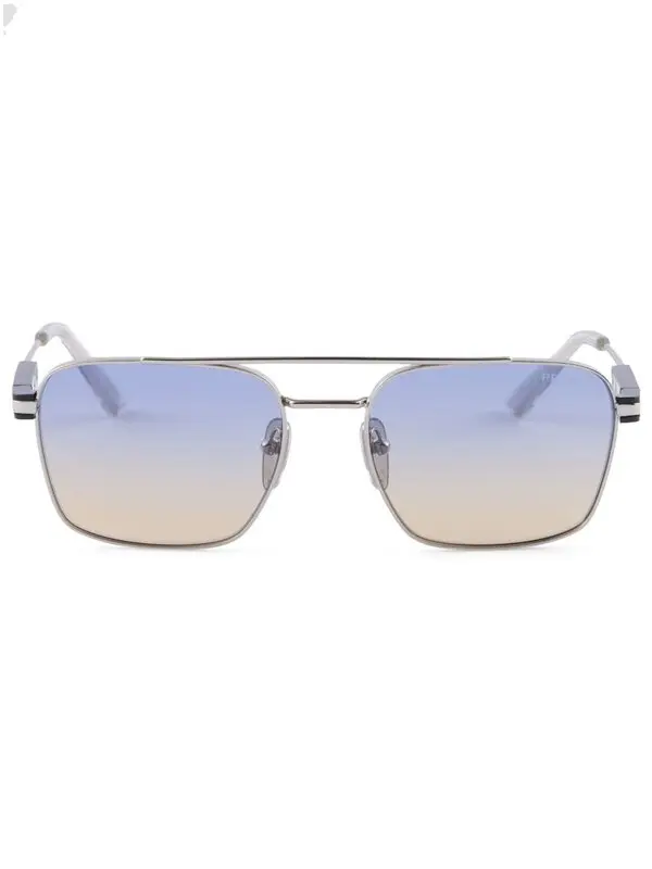 Prada Rectangle-frame Sunglasses - Silver